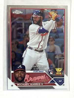 2023 Topps Chrome Update Michael Harris II Rookie Card #USC153 | eBay