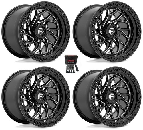 Fuel Runner 15x10 UTV Wheels Black Can-Am Maverick X3 (4) | eBay