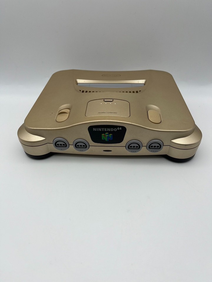 Nintendo 64 Console Limited Edition | Gold | N64 | Tested Working | 64 ...
