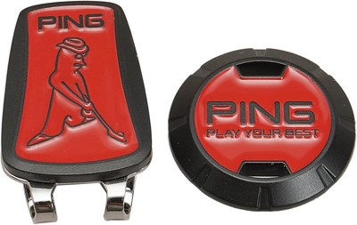 PING Japan Golf Ball Mr Ping Clip Marker 2023 Tour Model AC-U2301 Red ...