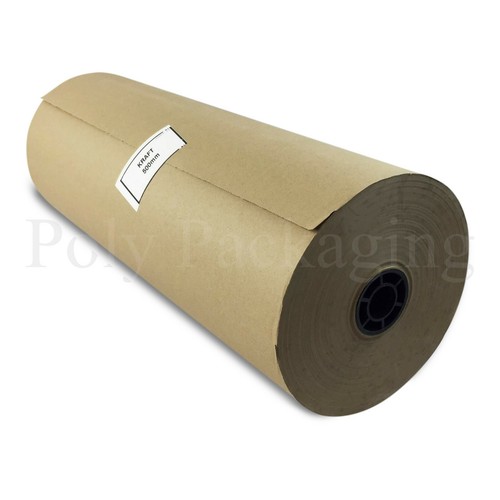 500mm/20" Wide Rolls BROWN KRAFT WRAPPING PAPER Any Length Posting ...