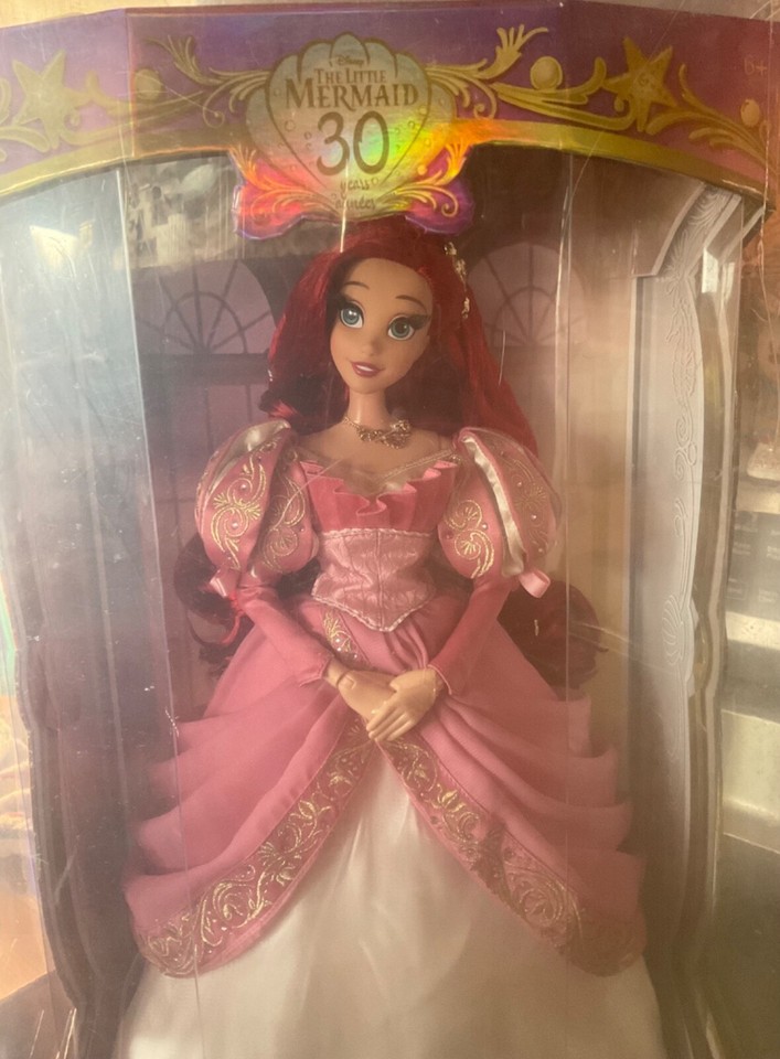 DISNEY D23 EXPO LITTLE MERMAID ARIEL 30TH ANNAVERSARY LTD 1000 PCS DOLL ...