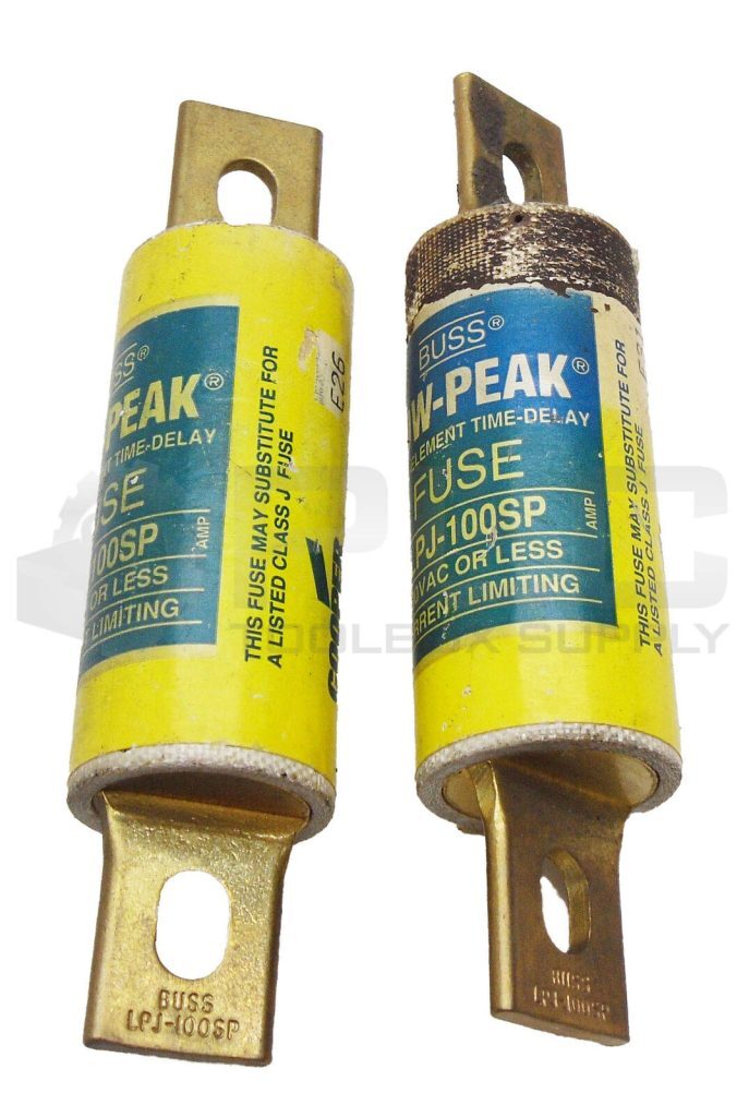 LOT OF 2 BUSSMANN LPJ-100SP LOW-PEAK CLASS J FUSES 600VAC LPJ100SP | eBay