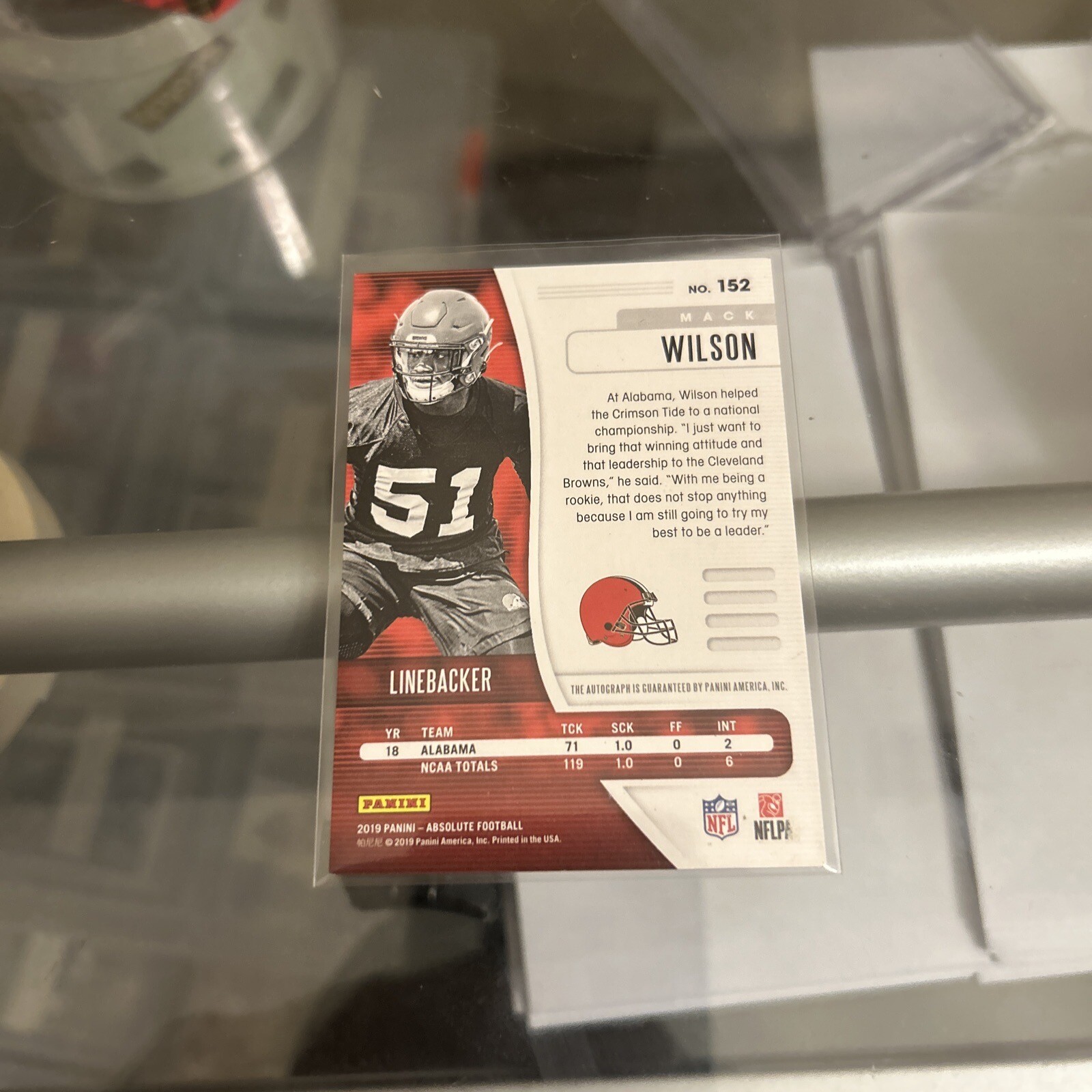 2019 Panini Absolute - Rookie Mack Wilson #152 Signatures (AU, RC) for ...