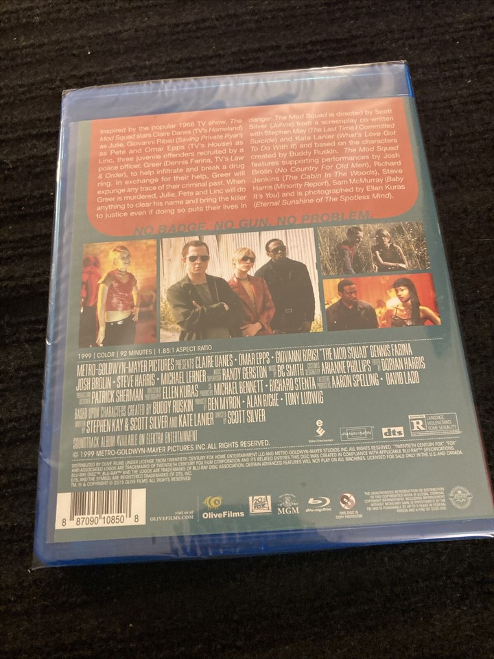 The Mod Squad (Blu-ray, 1999, Olive Films) NEW, SEALED, Josh Brolin ...