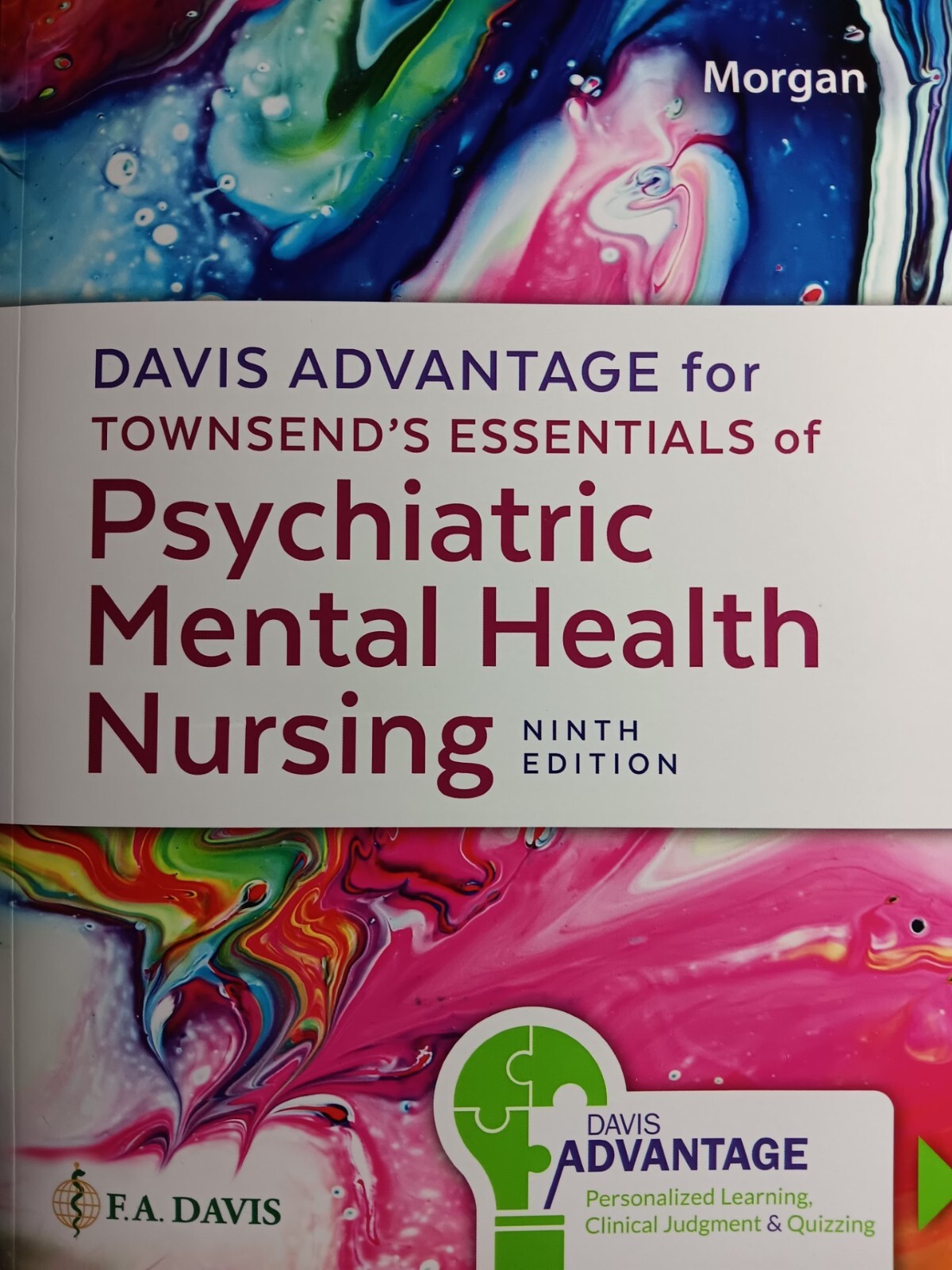 Davis Advantage for Townsend's Essentials of Psychiatric Mental Health ...