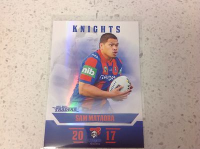 NRL 2017 TRADERS PEARL SERIES SAM MATAORA PS 074 NEWCASTLE KNIGHTS ...