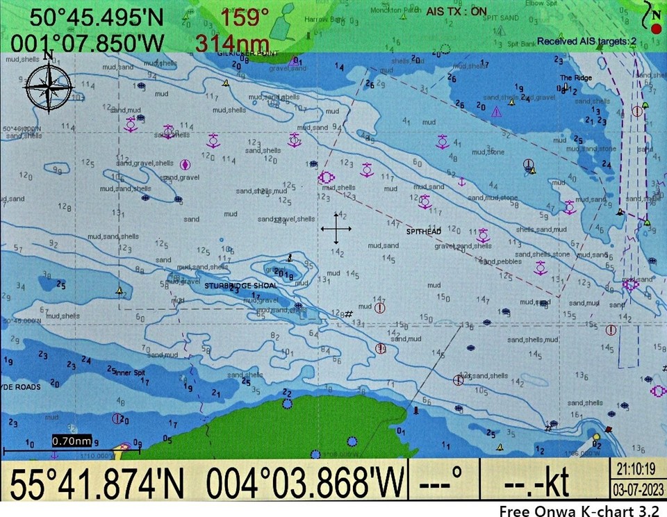 Onwa Chart Plotter 7" KP-27. Free UK chart. Onwa backed 24 month ...