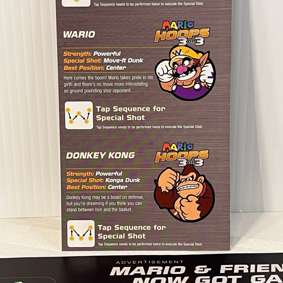 Sports Illustrated for Kids Oct 06 Insert MARIO Hoops 3on3 Nintendo DS ...