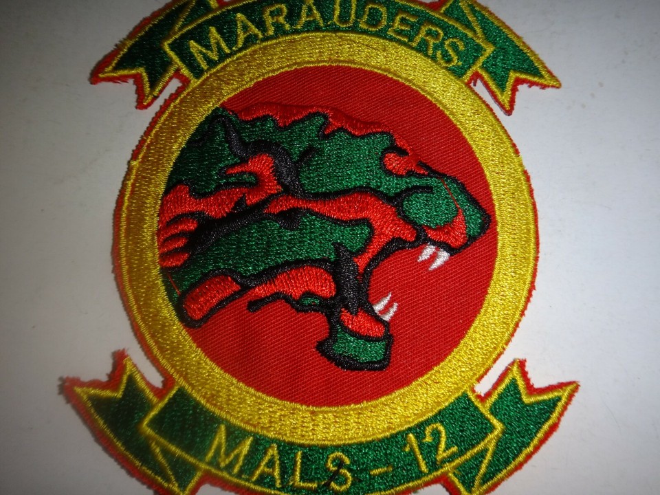 USMC Marine Aviation Logistics Squadron MALS-12 MARAUDERS Vietnam War Patch | eBay