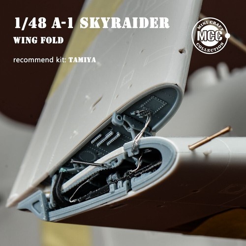 MCC 4810 1/48 A-1 Skyraider Wing Fold/w Metal Gun BarrelsFIT For TAMIYA ...