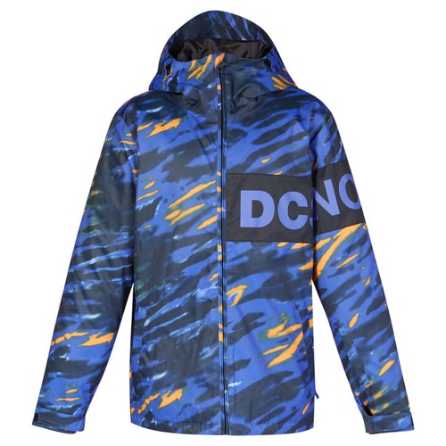 Dc shoes propaganda jacket angled tie dye royal blue 10k giacca ...