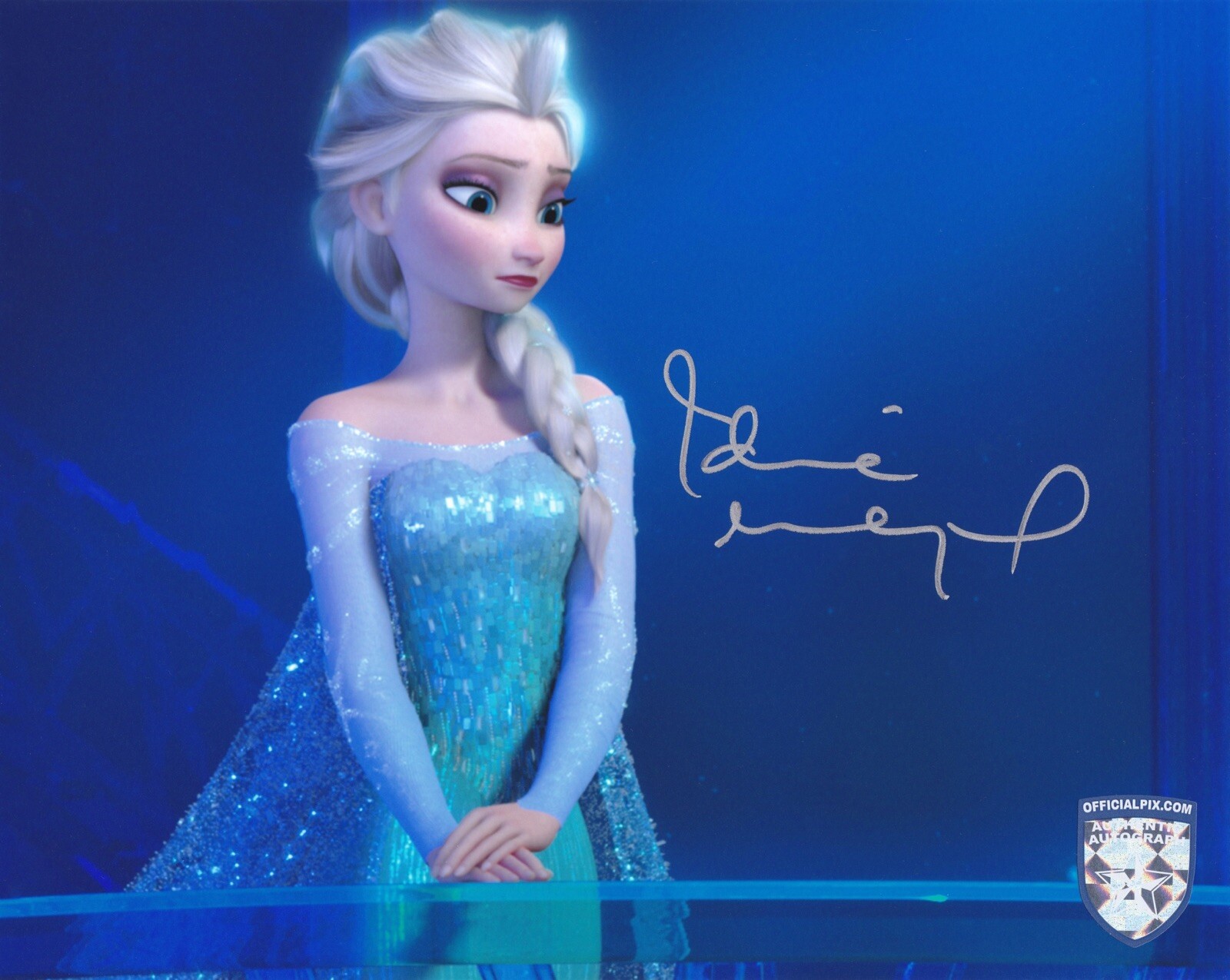 Idina Menzel authentic autograph. Elsa from Frozen. Frozen 2 signature ...