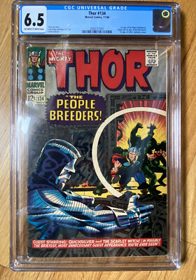 Thor #134 - CGC 6.5 - 1st High Evolutionary - Marvel Comics 1966 | eBay