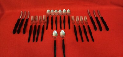 Vintage Black Cutco Flatware Set | eBay