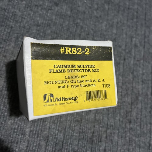 New Sid Harveys R82-2 Oil Burner Cad Cell Eye Cadmium Sulfide Flame ...