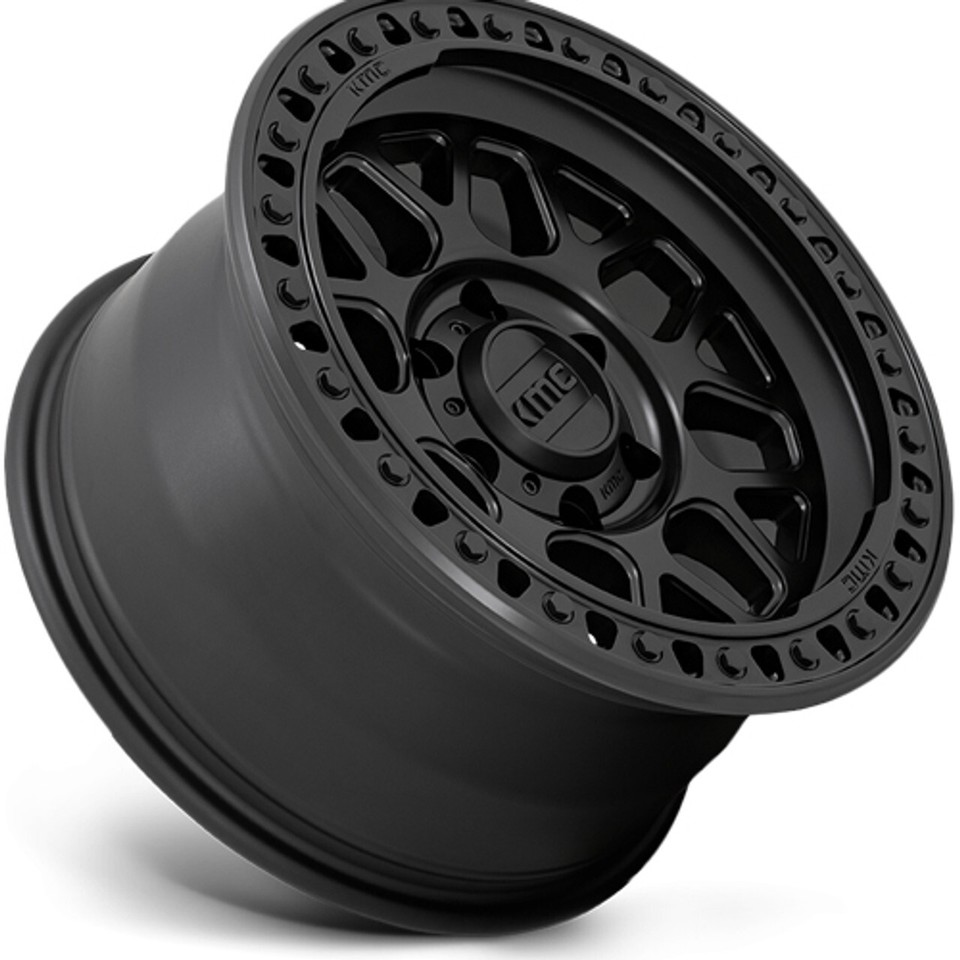 18x9 -12 KMC KM549 GRS 6x5.5 Satin Black Wheels (Set of 4) | eBay