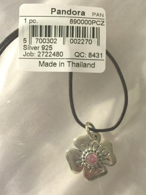 890000PCZ PANDORA Sterling Silver Daisy Clasp Opener With Pink CZ for ...