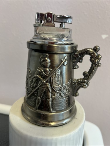 Vintage Warrior Viking Spear Sword War Cigarette Lighter Tobacco Cigar ...