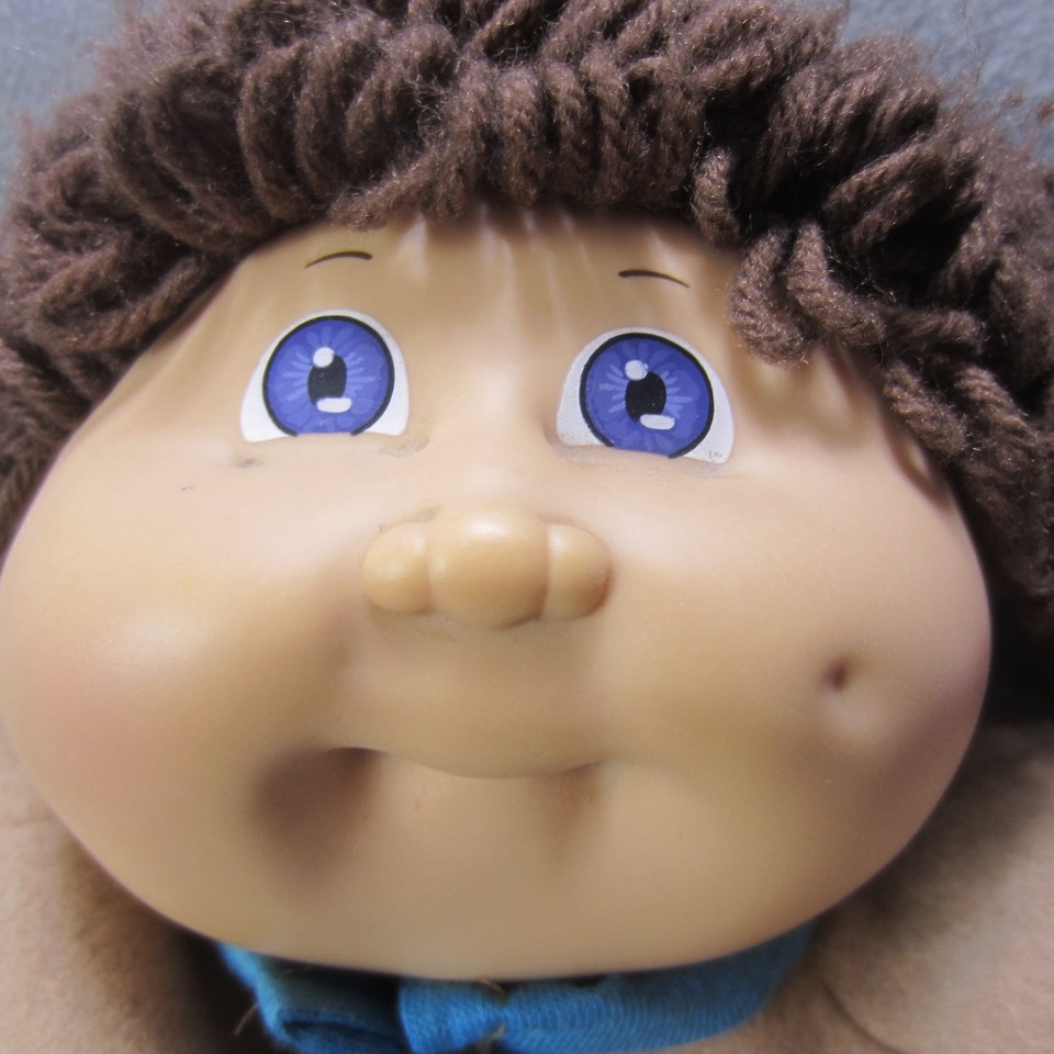 Vintage Cabbage Patch Kid Girl Doll Dimple Loop Hair W Pigtails | eBay