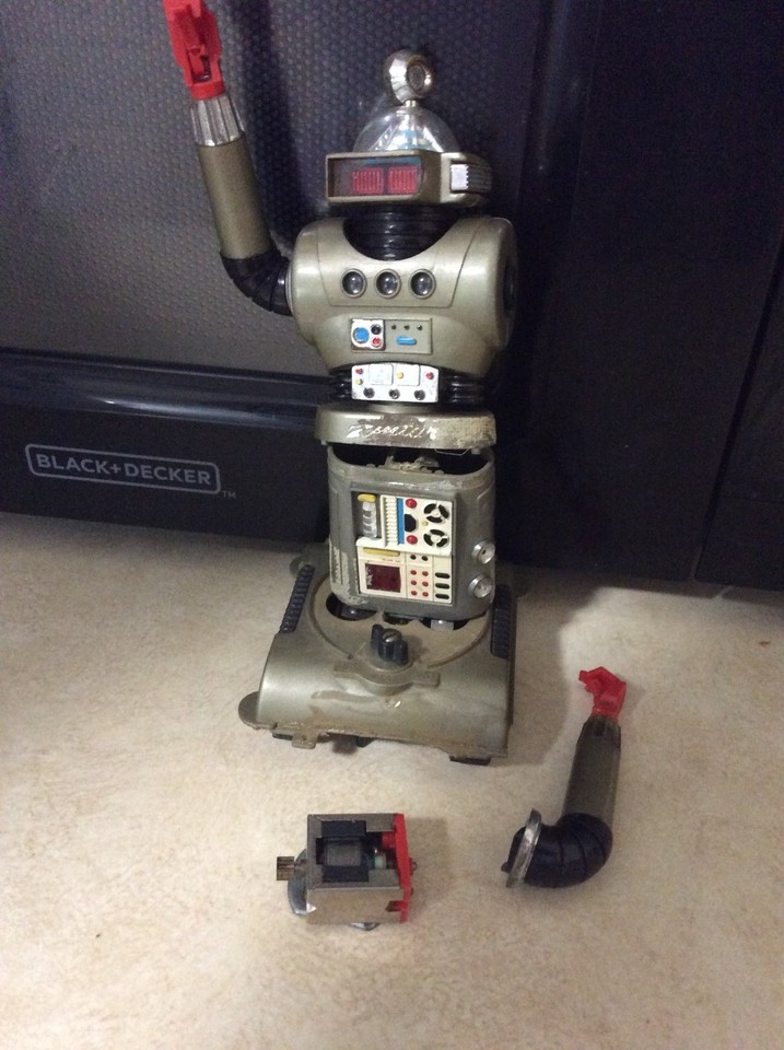 Vintage Zeroid Zintar Toy Robot by Ideal Toy Corps for Parts or Repair ...
