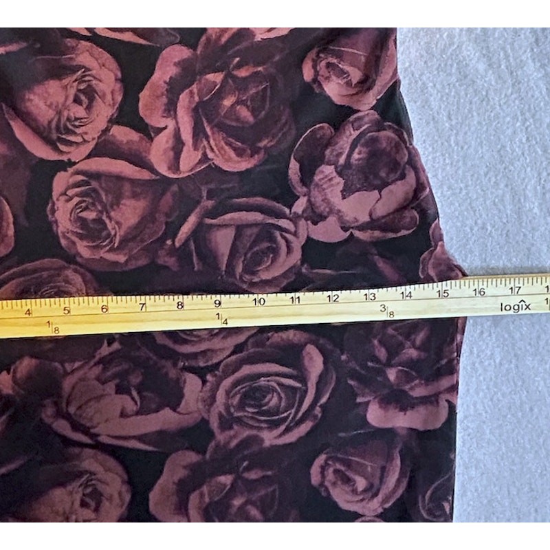 Vintage 90s Sheer Mesh Rose Grunge Maxi Dress Gothic Floral Elana ...