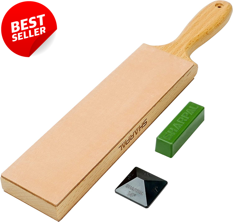 205H Double Sided Leather Strop Kit 13.2x2.4in Compound Angle Guide US ...