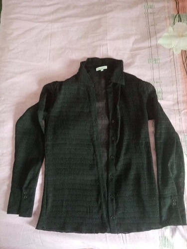 Chemisier noir transparent Emma pernelle 38 Très bon état | eBay