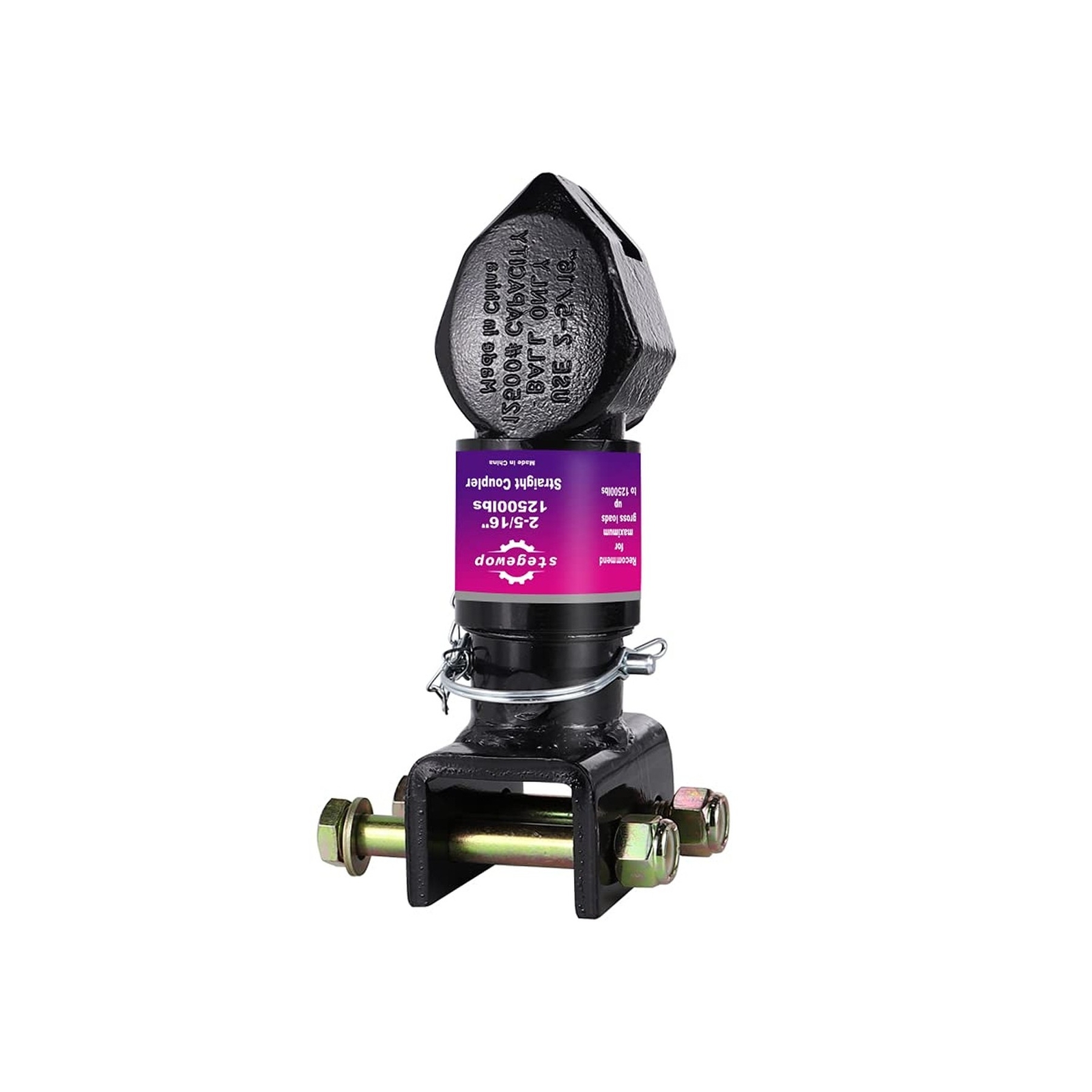 2-5/16" Adjustable Trailer Coupler with Trigger Latch SAE Class IV ...