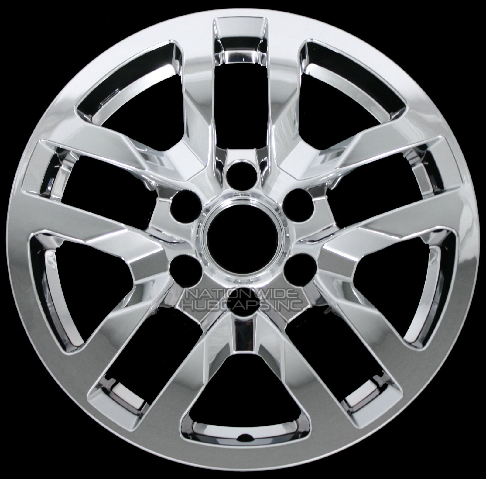 4 Chrome 2019-2021 SILVERADO 1500 18" Wheel Skins Hub Caps Aluminum Rim ...
