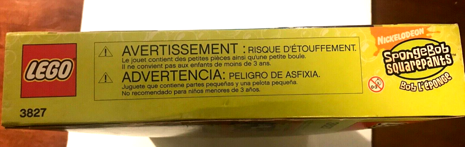 LEGO 3827 SpongeBob SquarePants Adventures in Bikini Bottom-unused, in ...