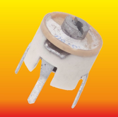 (10-60) pF 250V LOT OF 4 GERMAN RADIAL 10MM VARIABLE CERAMIC TRIMMER ...