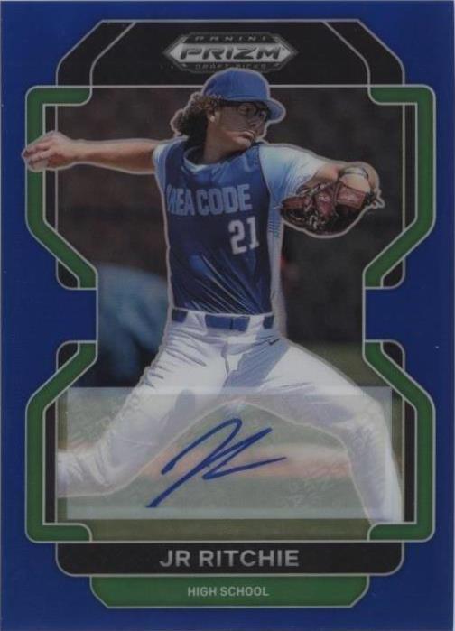 2022 Panini Prizm Draft Picks - JR Ritchie #PDP35 Blue Prizm Autographs ...