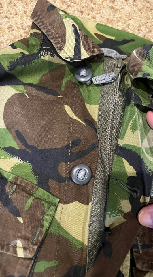 British Army Issue DPM Camouflage Shirt Med/Large With Patches | eBay