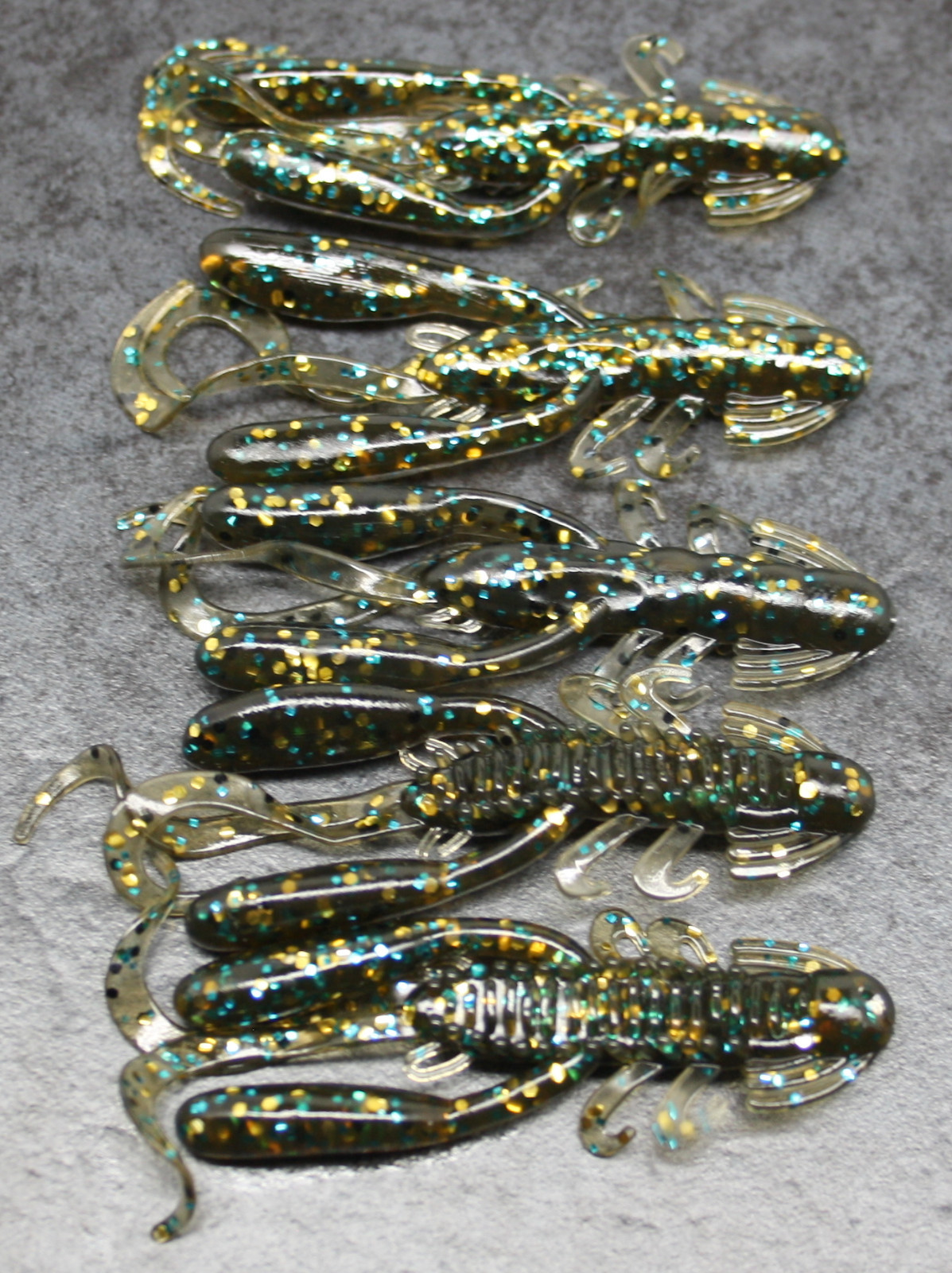 Soft Plastic Yabbie X5, 6cm, Craw fish, Creature Bait, Nipper, Grub ...