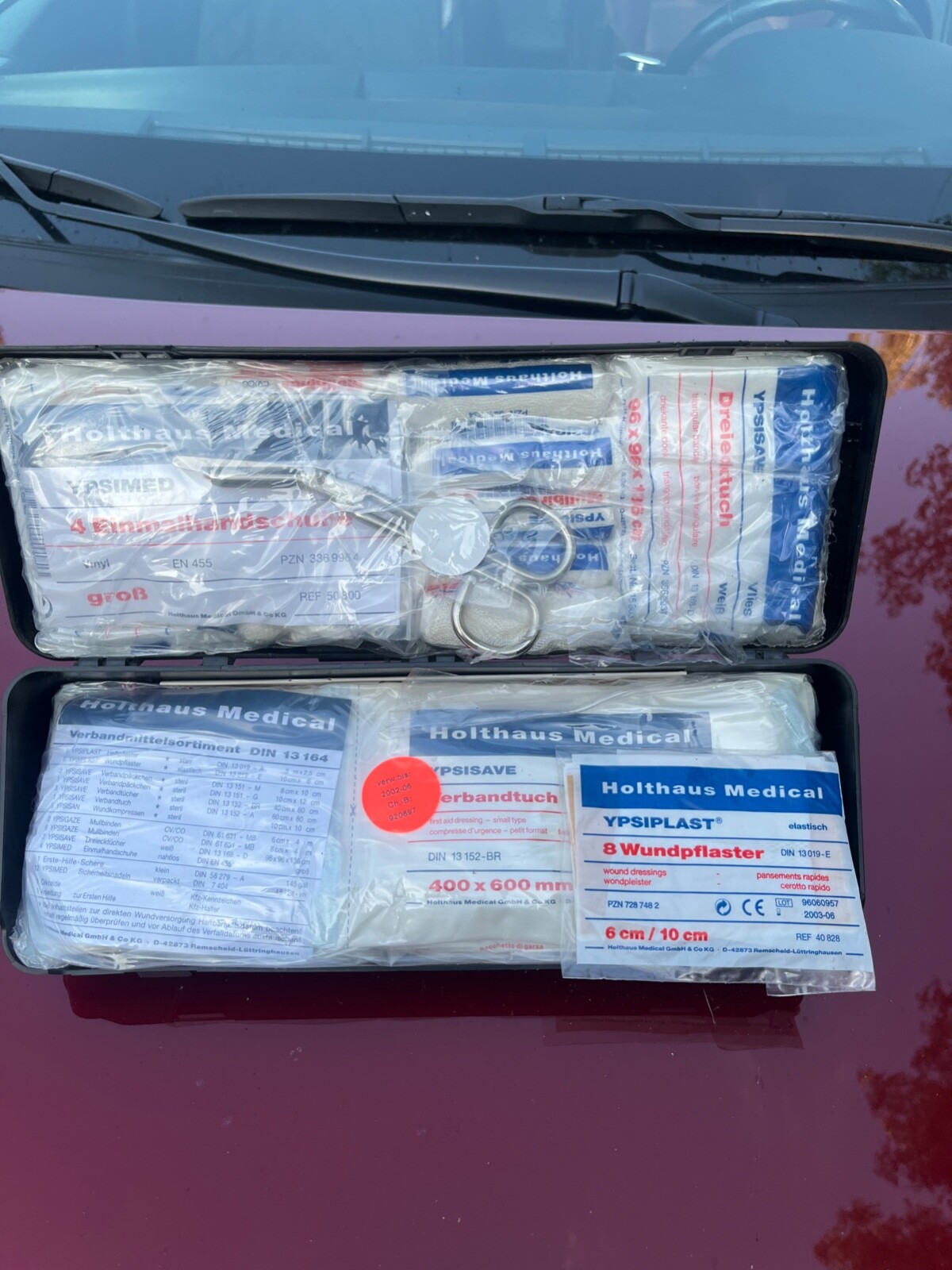 GENUINE BMW First Aid Kit First Aid Box FULL 52.10-8 176 553 Complete ...