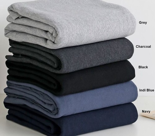 French Terry Loopback Cotton Jersey Fabric Plain /Print Dress Craft ...