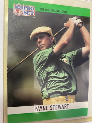 Payne Stewart - 1990 Pro Set NFL Card #1 - PGA GOLF - Good | eBay