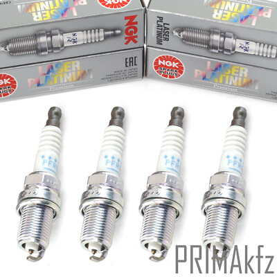 4x NGK Laser Platinum Zündkerzen PFR6Q 6458 für Audi A3 A4 A6 TT VW ...