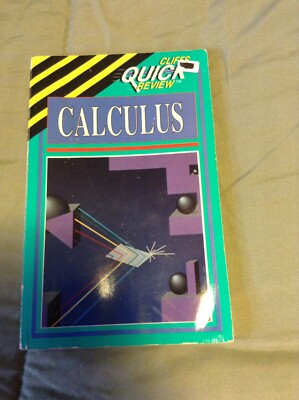 Cliffs Quick Review Calculus Paperback VGC | eBay