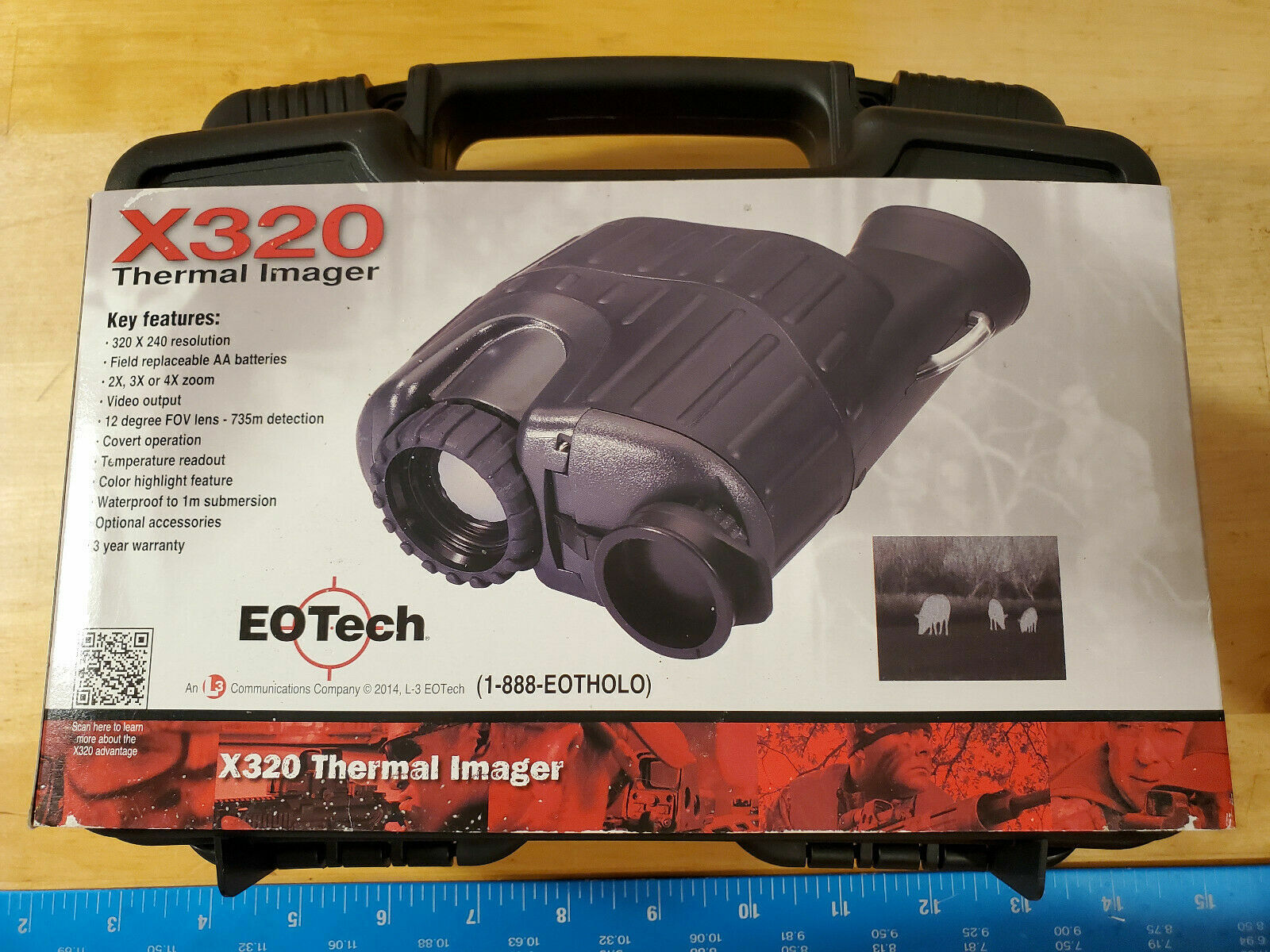 Eotech X320 Compact Thermal Imager x-ray vision Night View image x-320 ...