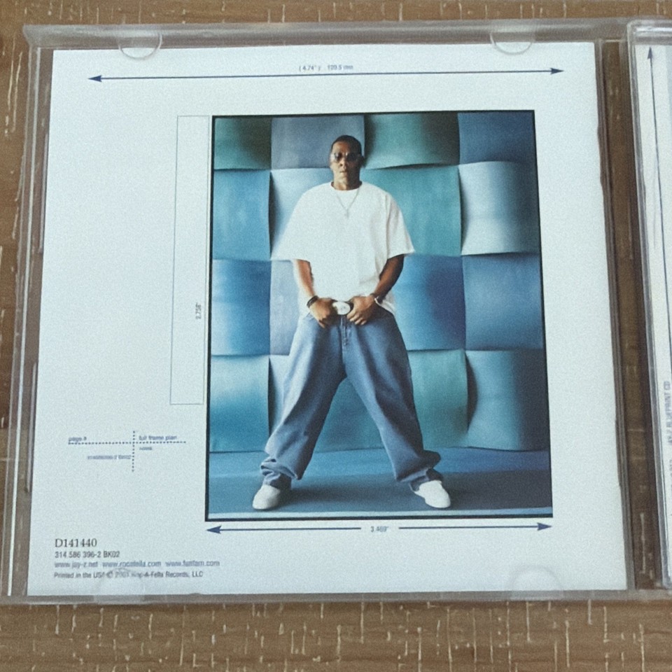JAY-Z THE BLUEPRINT CD 2001 OG reasonable doubt black album kanye west ...
