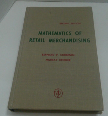 Mathematics of Retail Merchandising Bernard P. Corbman second ed. | eBay