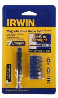 IRWIN 7pc Magnetic Drive Guide Sets | eBay Australia