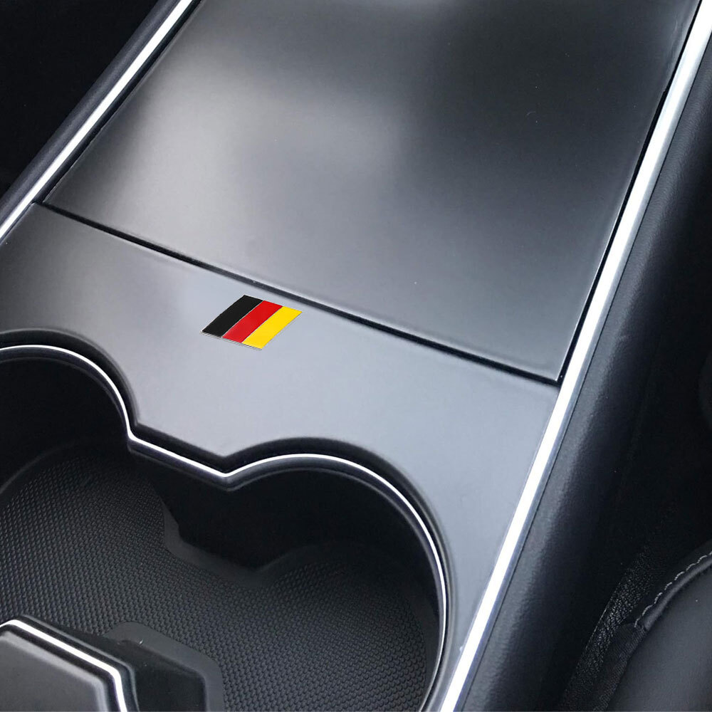 2X Germany Flag Sticker Side Fender Emblem Metal Badge for German Car ...