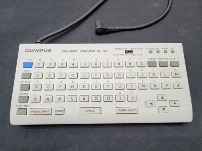 Olympus MH-199 Character Generator Keyboard TV Type (NEW) | eBay