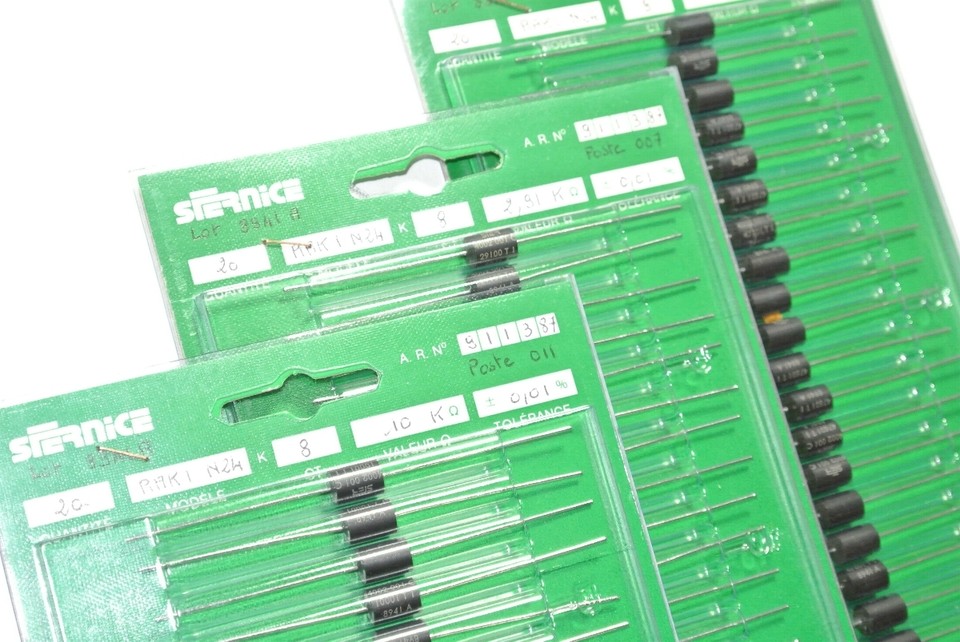 0.01% 5ppm High Precision Axial Resistor VISHAY RAK1 Low-Ind. Values ...