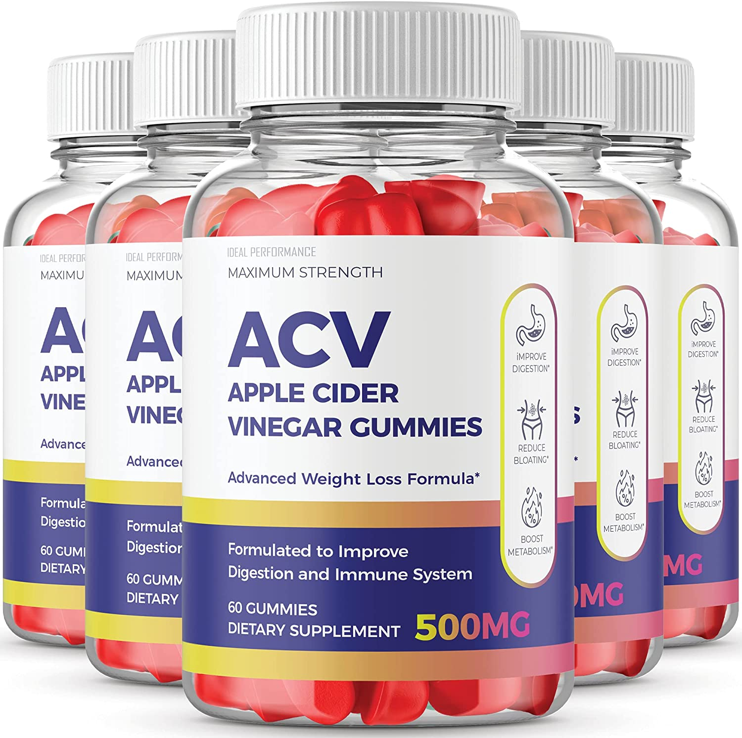 (5 Pack) Keto Start ACV Gummies Keto Start Gummies AVC Start ACV Keto ...