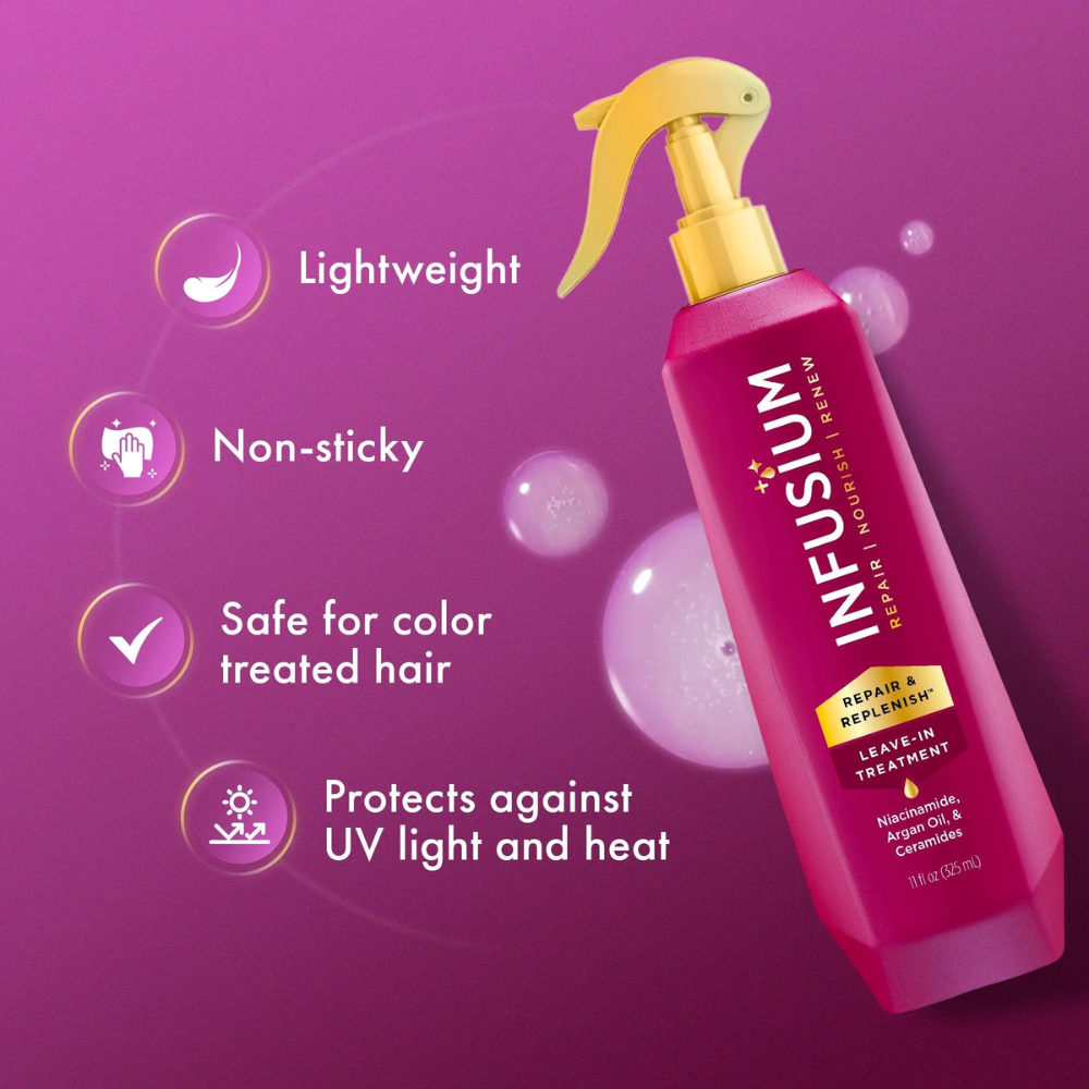 Infusium Professional Moisturizing Repairing Leave-In Hair Treatment ...