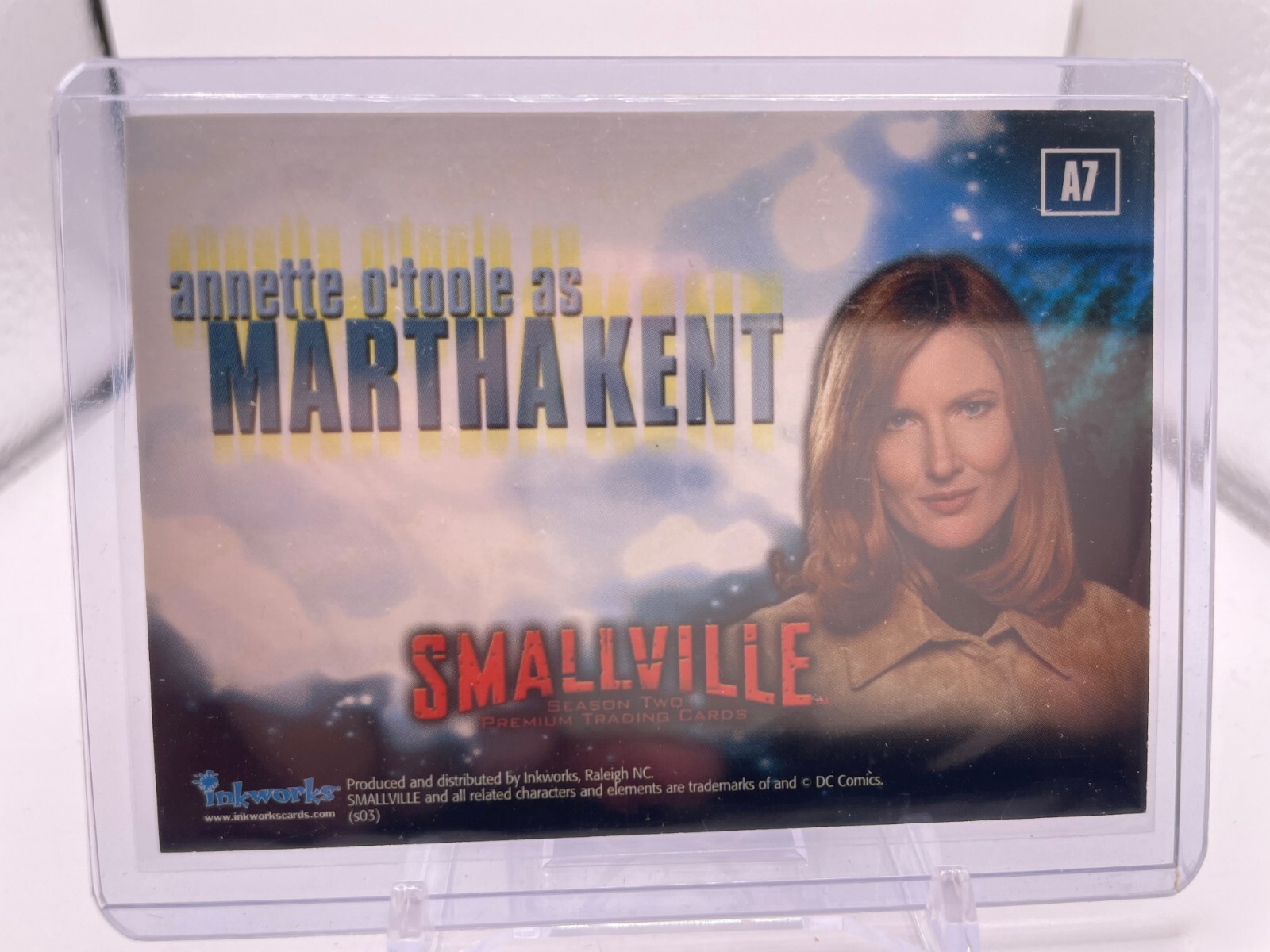 Annette O’Toole Signed INK WORKS Inkworks SMALLVILLE Martha Kent Super ...